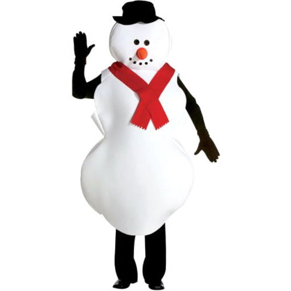 Rasta Imposta Mr. Snowman With Hat & Scarf Adult Costume Standard ...