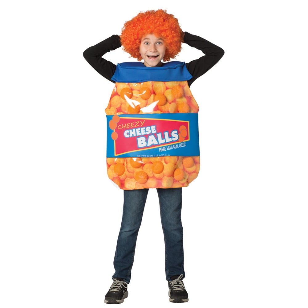 Rasta Imposta Orange Cheeseballs Container Halloween Costume, Child 7 ...
