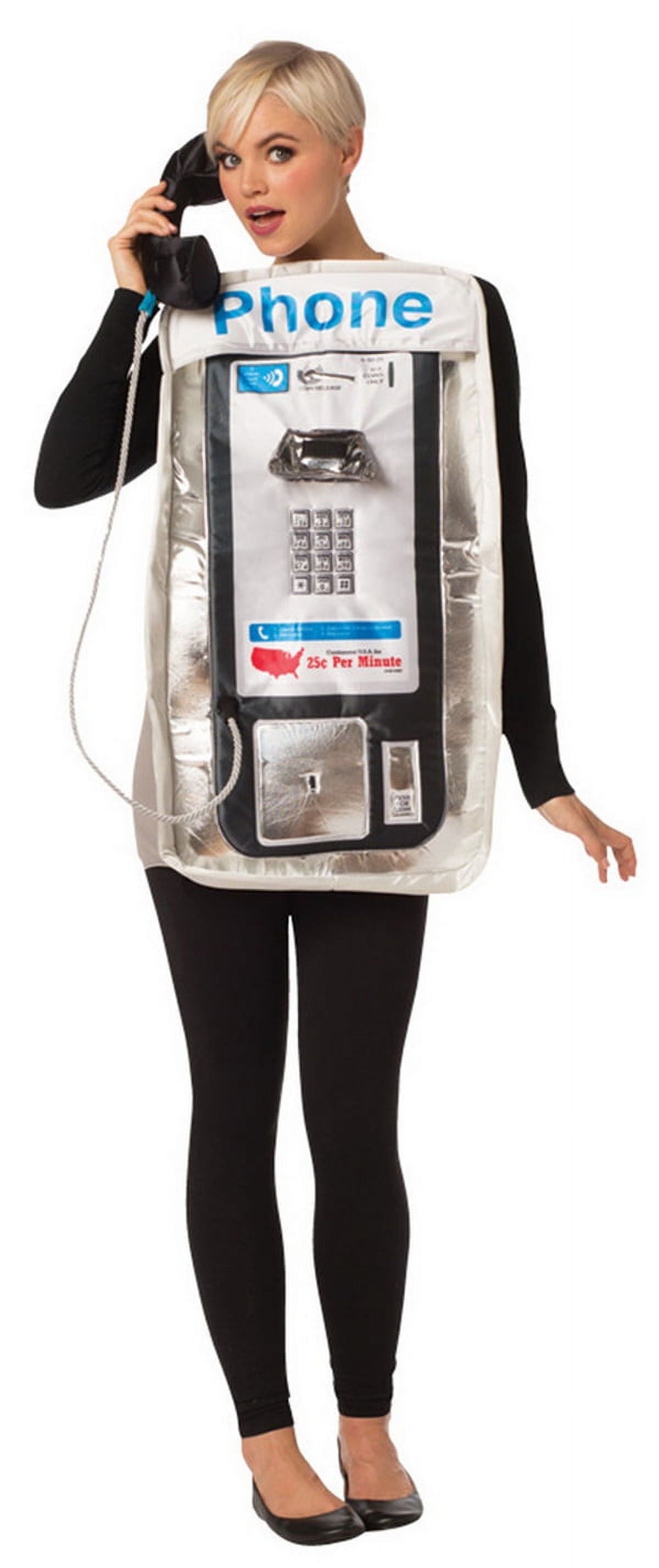 Rasta Imposta Pay Phone Costume, Women and Men, Adult One Size, 1853 ...