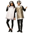 Rasta Imposta Pepper & Salt Shaker Couple Halloween Costume, White ...