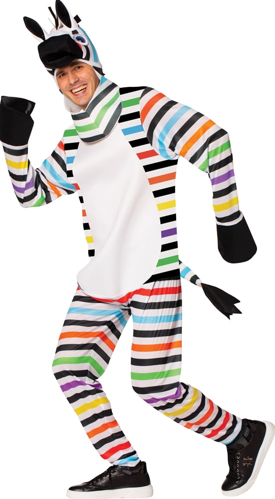 Rasta Imposta Rainbow Zebra Halloween Costume - Walmart.com