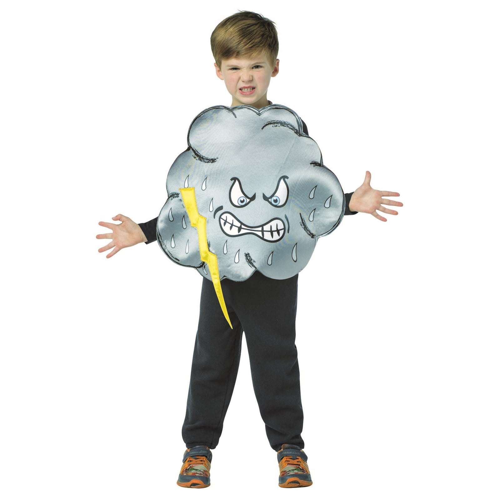 Rasta Imposta Storm Cloud Costume, Kids Shadow Raincloud Tunic, Halloween Ages 4-6 - Walmart.com