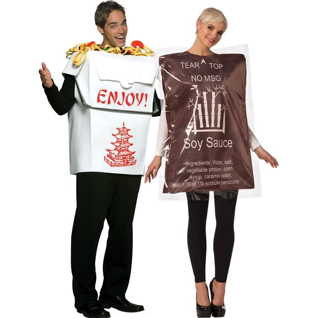 Rasta Imposta Take Out Noodles Soy Sauce Fancy-Dress Costume for Adult ...