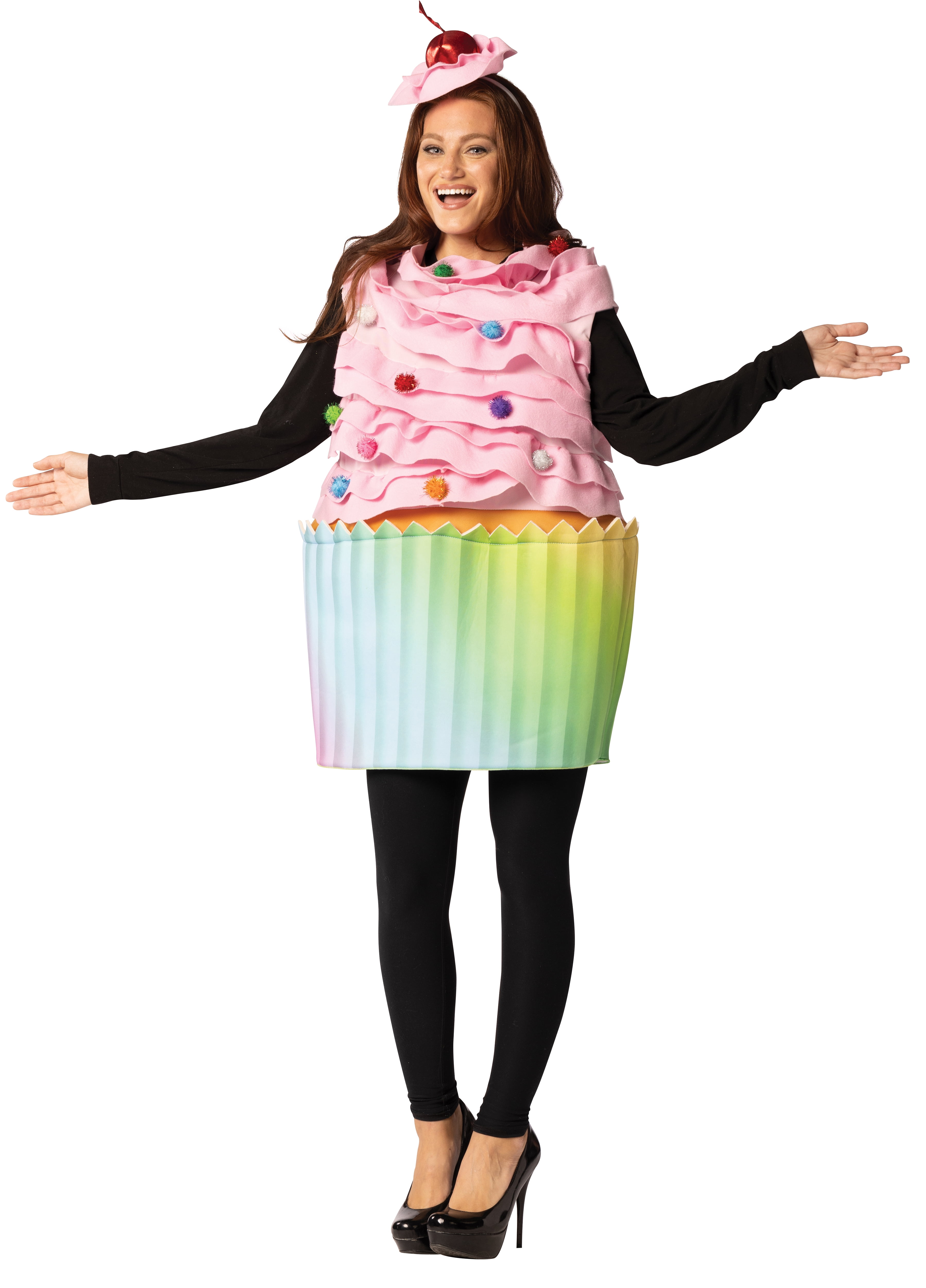 Rasta Imposta Ultimate Cupcake Halloween Costume, Adult One Size, Pink ...