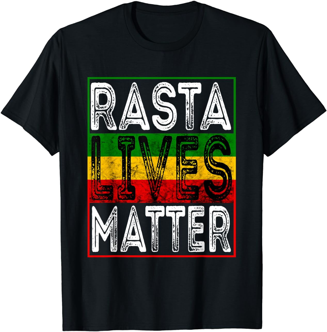 Rasta Lives Matter Reggae Music Rastafari Lover Dreadlock T-Shirt ...