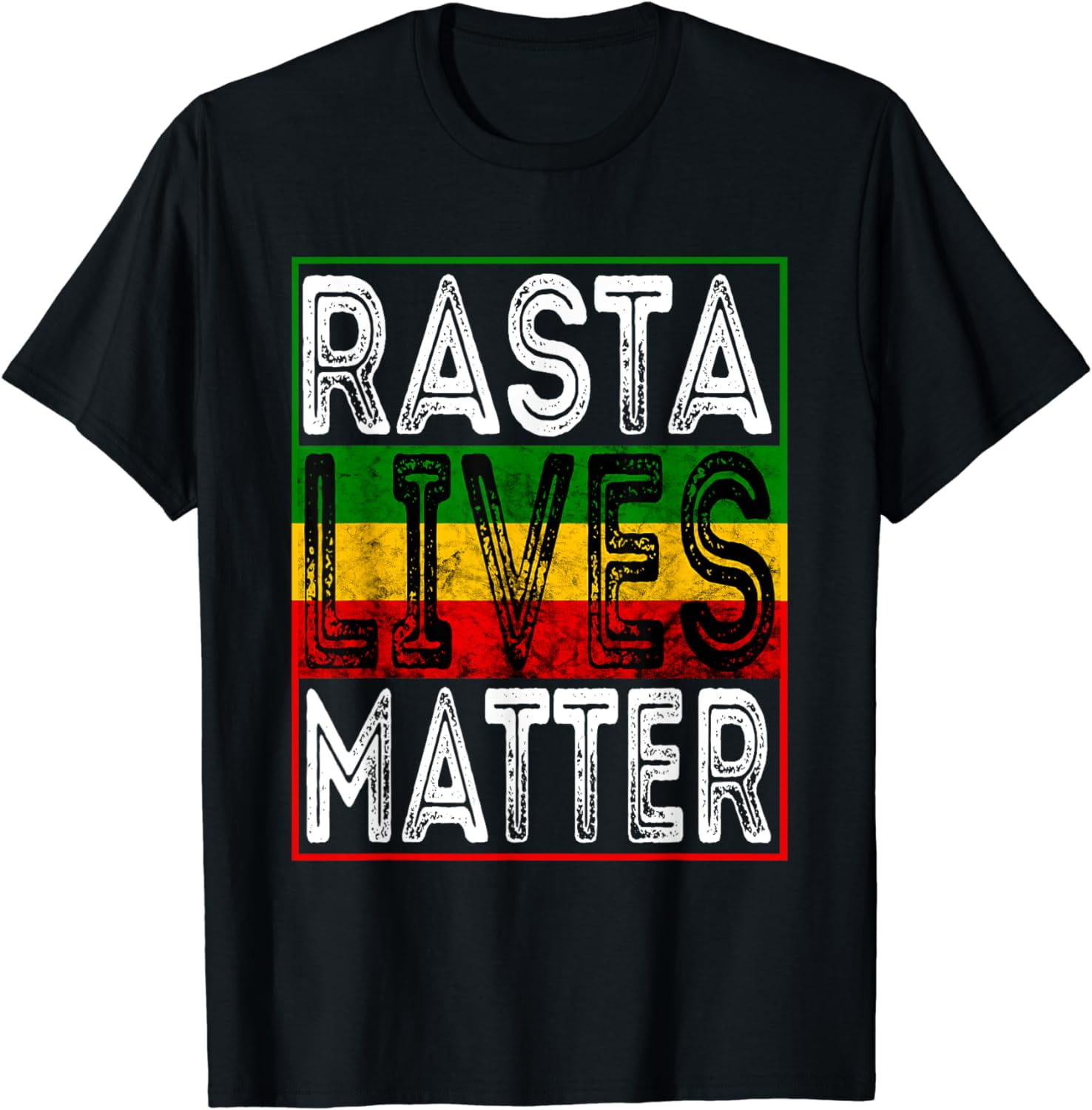 Rasta Lives Matter Reggae Music Rastafari Lover Dreadlock T-Shirt ...