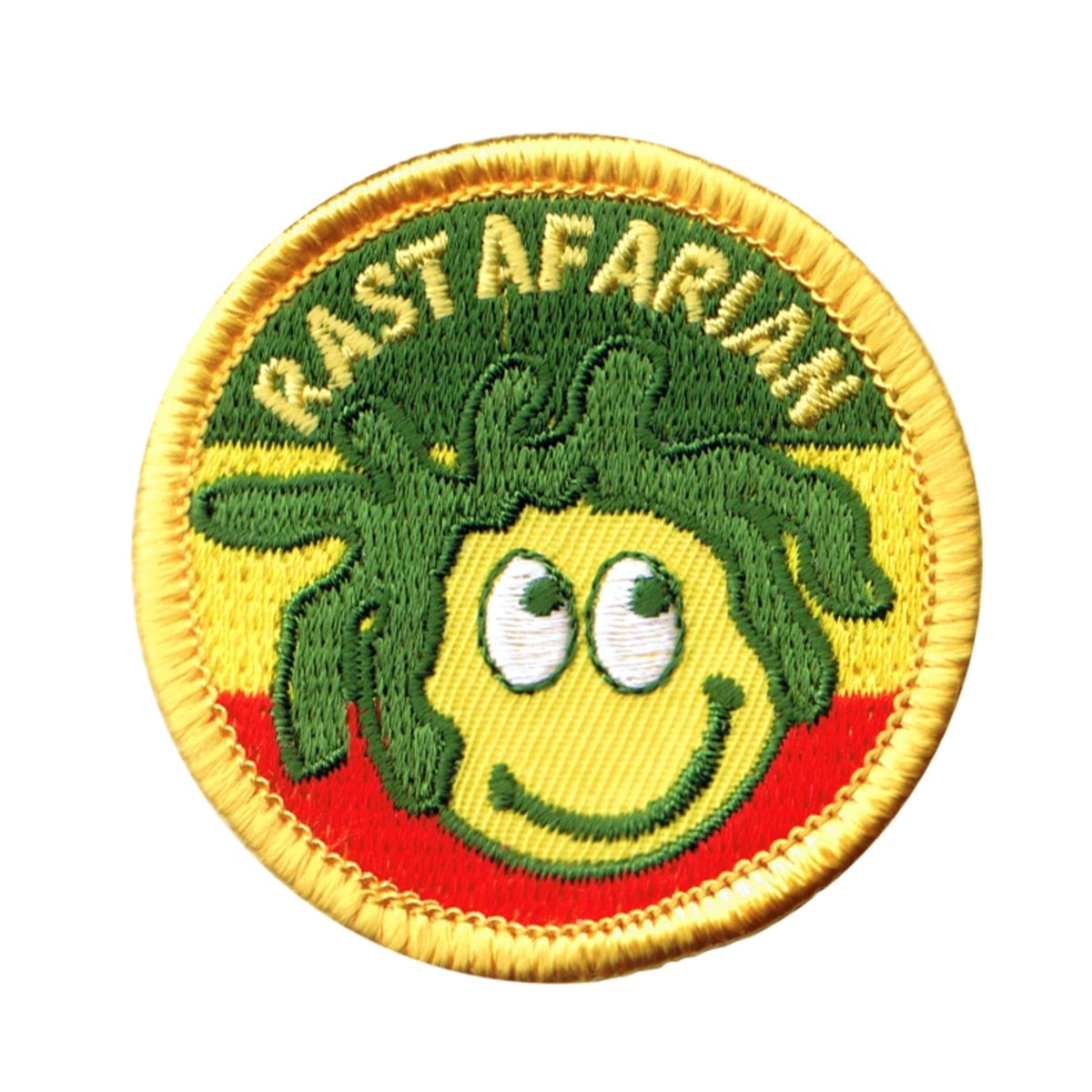 Rasta Reggae Dude Patch Smiley Rastafarian cannabis Embroidered Iron On ...