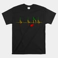 Rasta Reggae Music Notes Heartbeat Ekg Pulse Clefs Shirt - Walmart.com