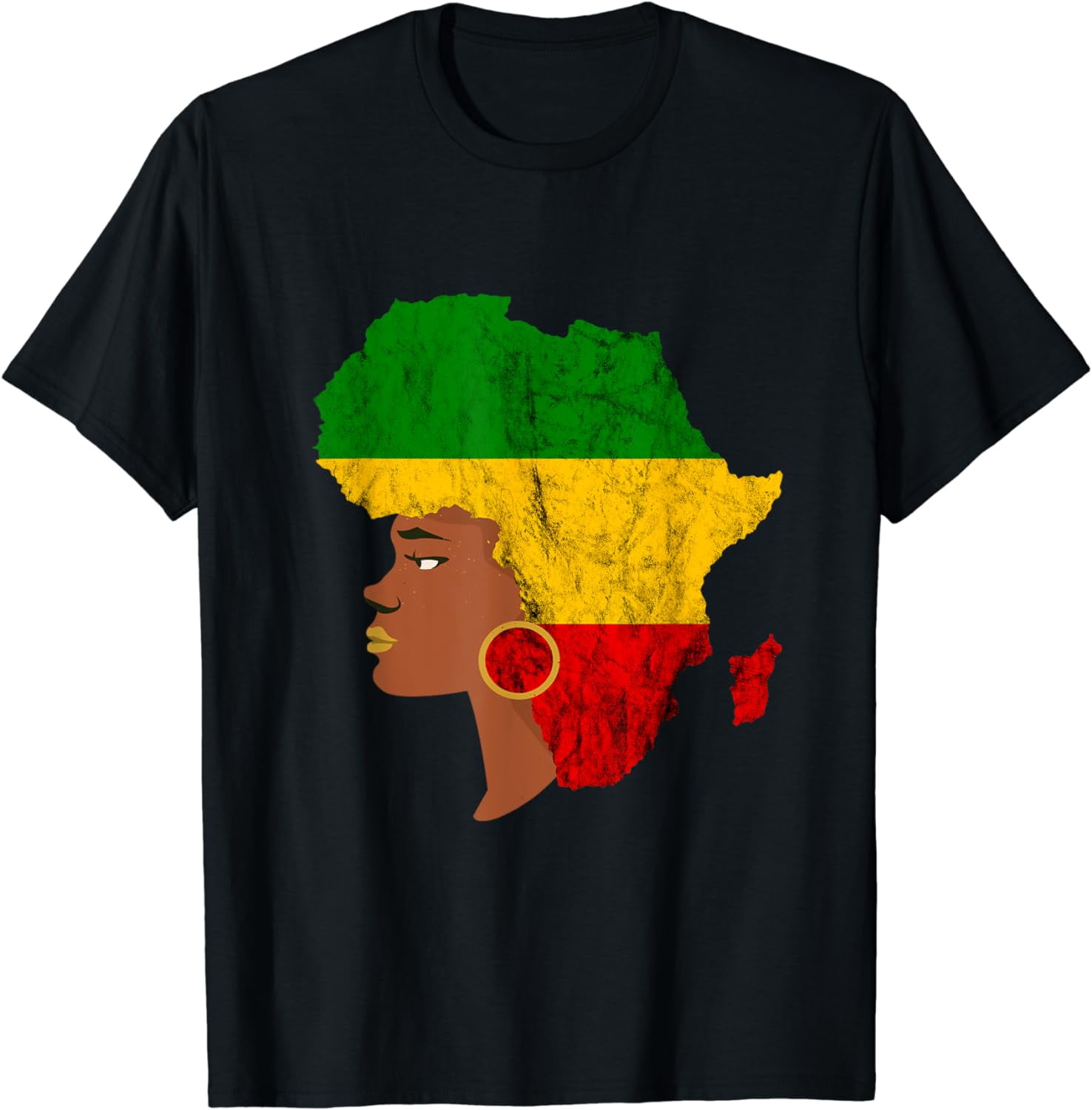 Rasta Reggae Woman Jamaican Pride Reggaeton Rastafarian T-Shirt ...