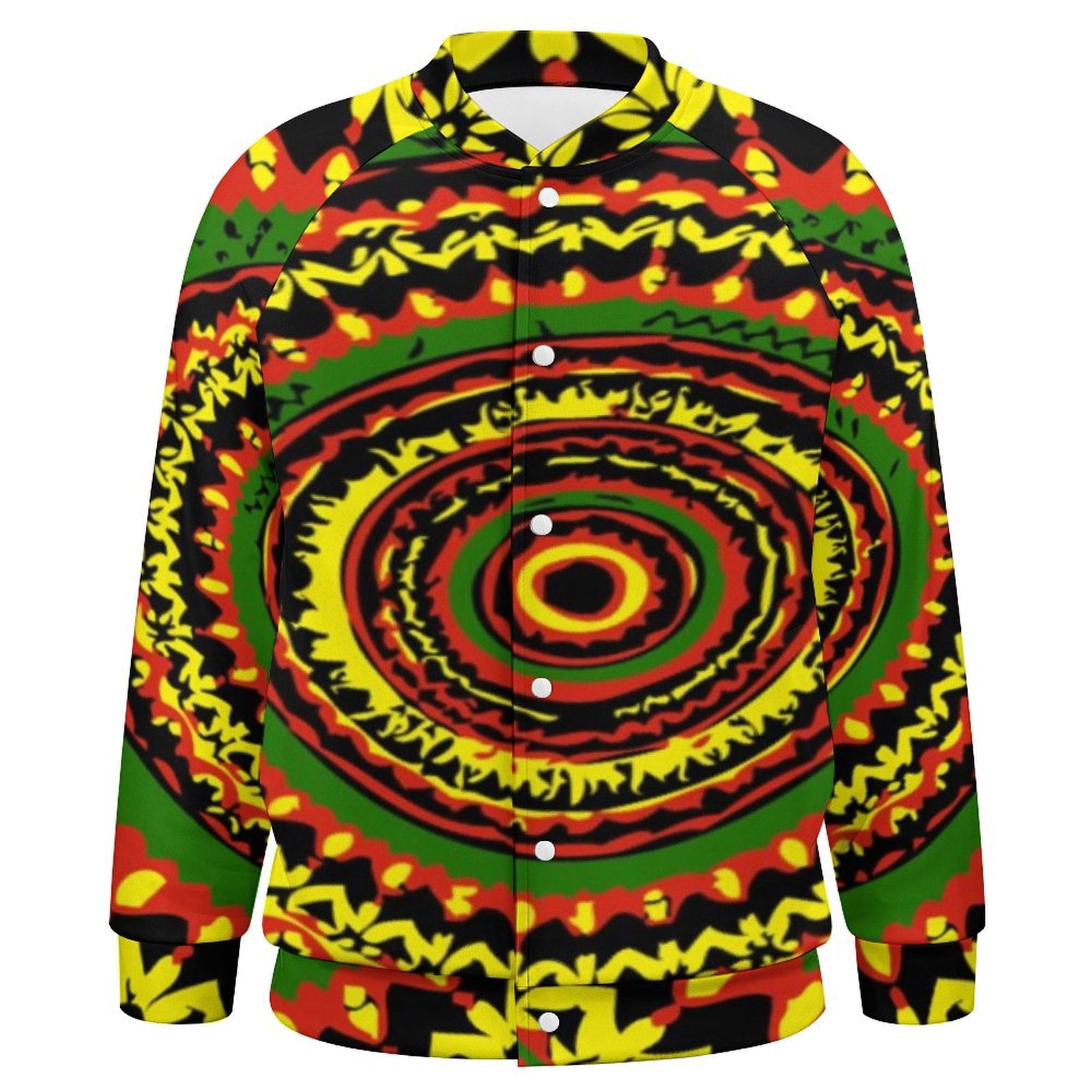 Rasta Tie Dye Time Warp Baseball Jersey Fashion Ribbed Sleeve Man Women ...