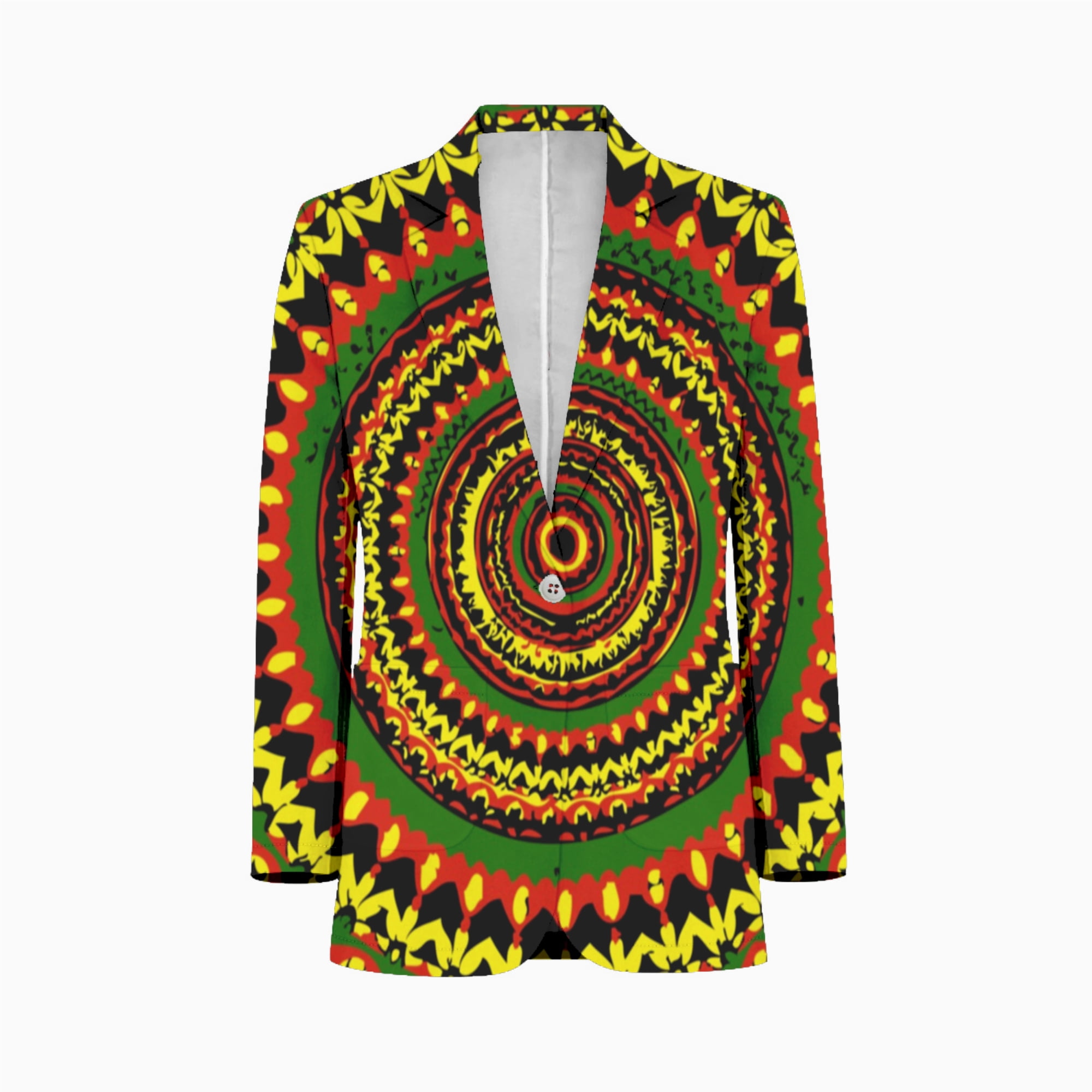 Rasta Tie Dye Time Warp Mens Suits Shawl Collar Slim Fit Suit Mens ...