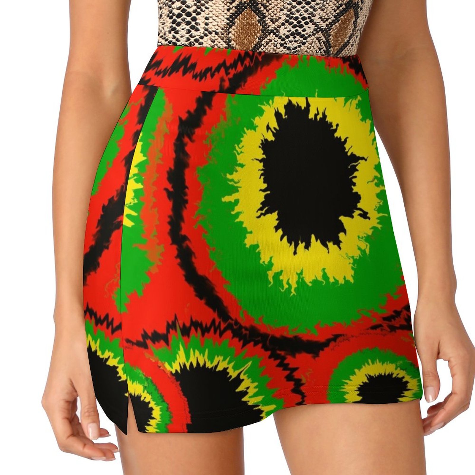 Rasta tie dye - Retro 60s and 70s watercolor watercolour ...