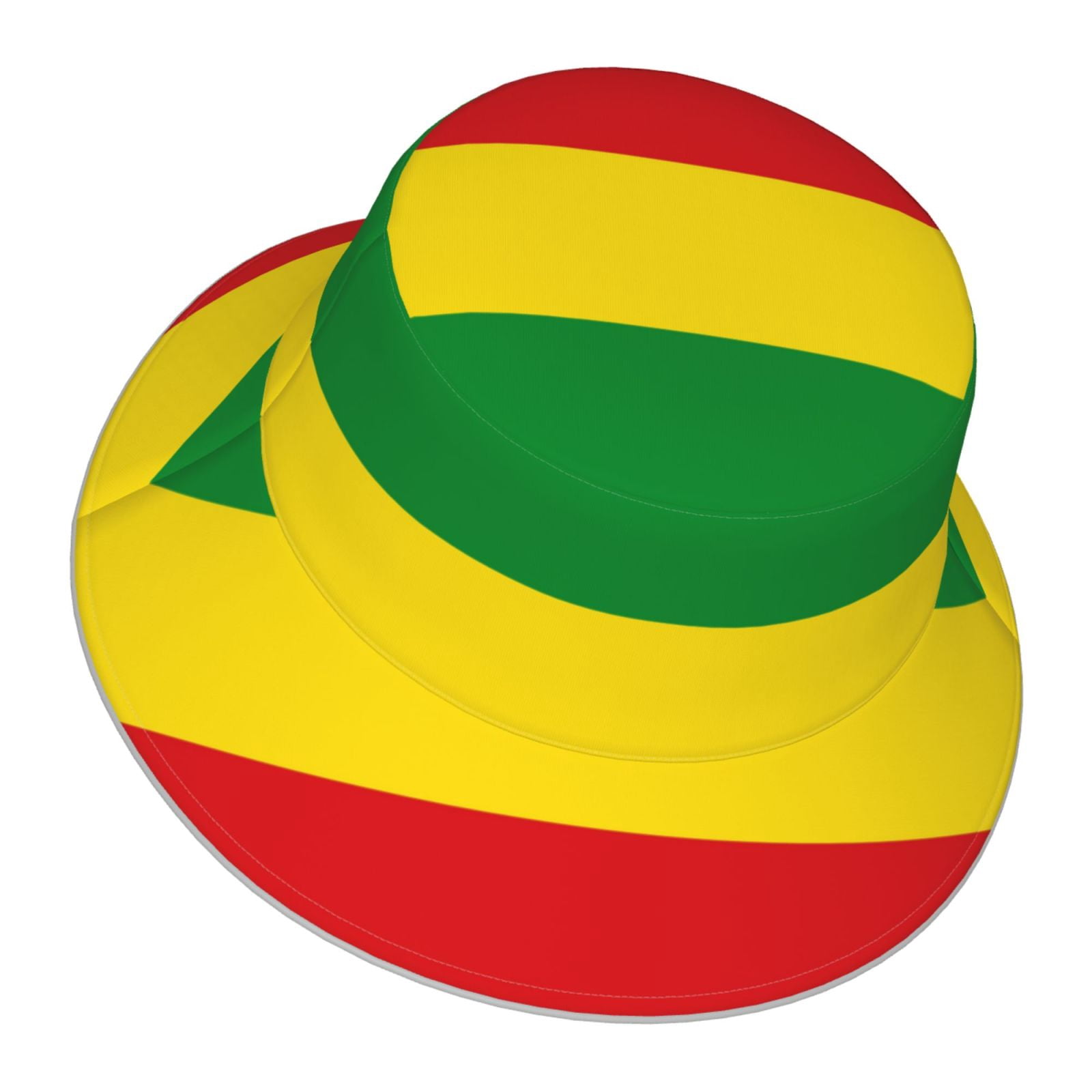 Rastafari Flag Bucket Hat With Reflective Stripe For Men Women ...