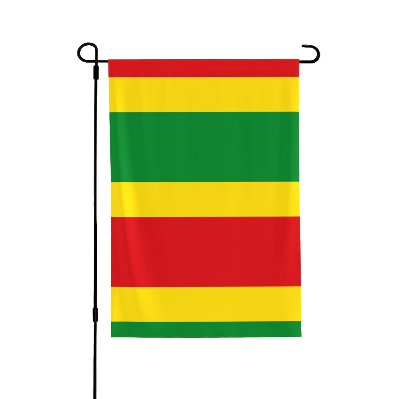 Rastafari Flag Garden Flag 28x40 Double Sided Large Stained House Yard ...