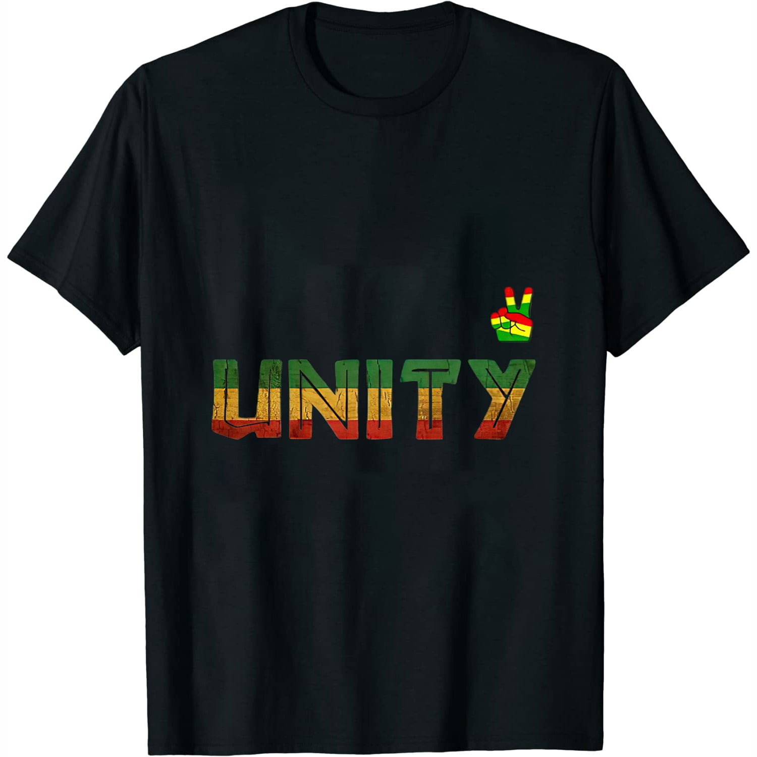 Rastafari Reggae Unity Peace Quote Rasta Colors Gift Womens T-Shirt ...