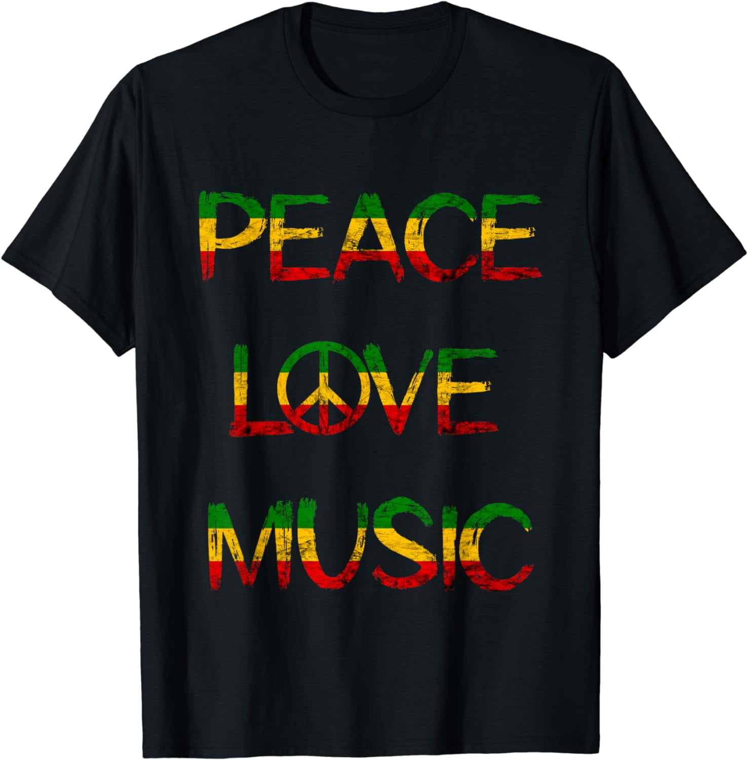 Rastafari Roots Love Peace Music Rasta Reggae Reggae Pride T-Shirt ...