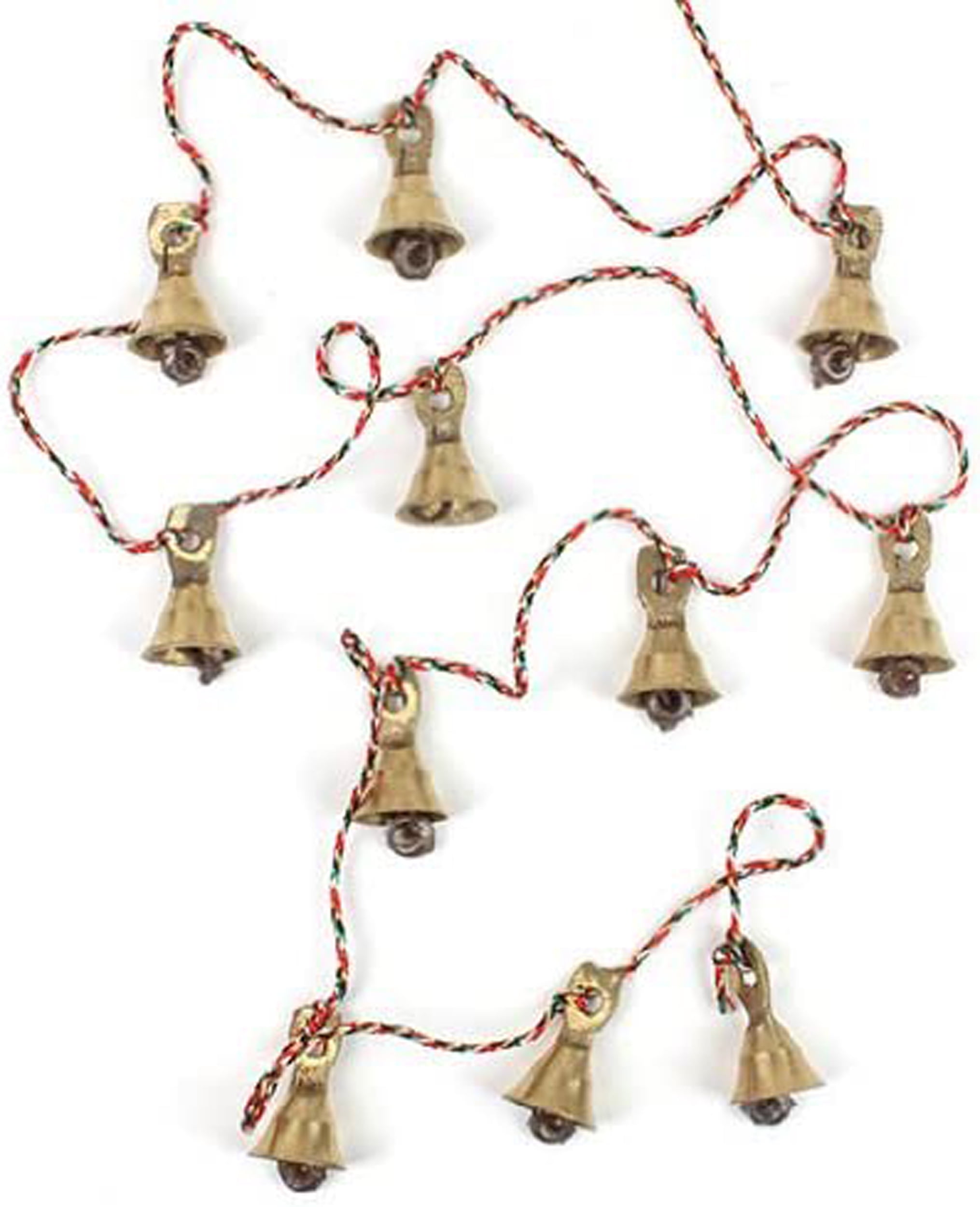 Rastogi Handicrafts Brass Hanging Decorative Bell with 11 Tiny Bell ...
