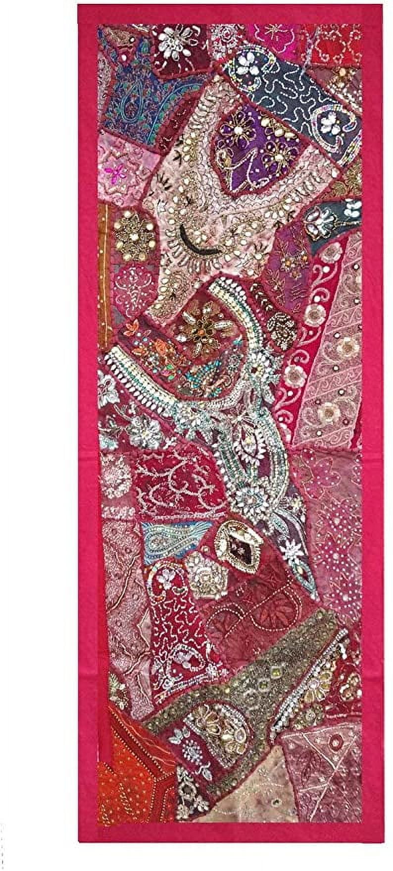 Rastogi Handicrafts Indian Handmade Embroidered Patchwork Old Hanging ...