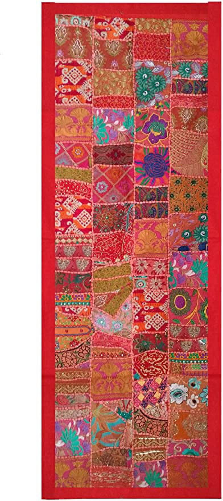 Rastogi Handicrafts Indian Handmade Embroidered Patchwork Old Hanging ...