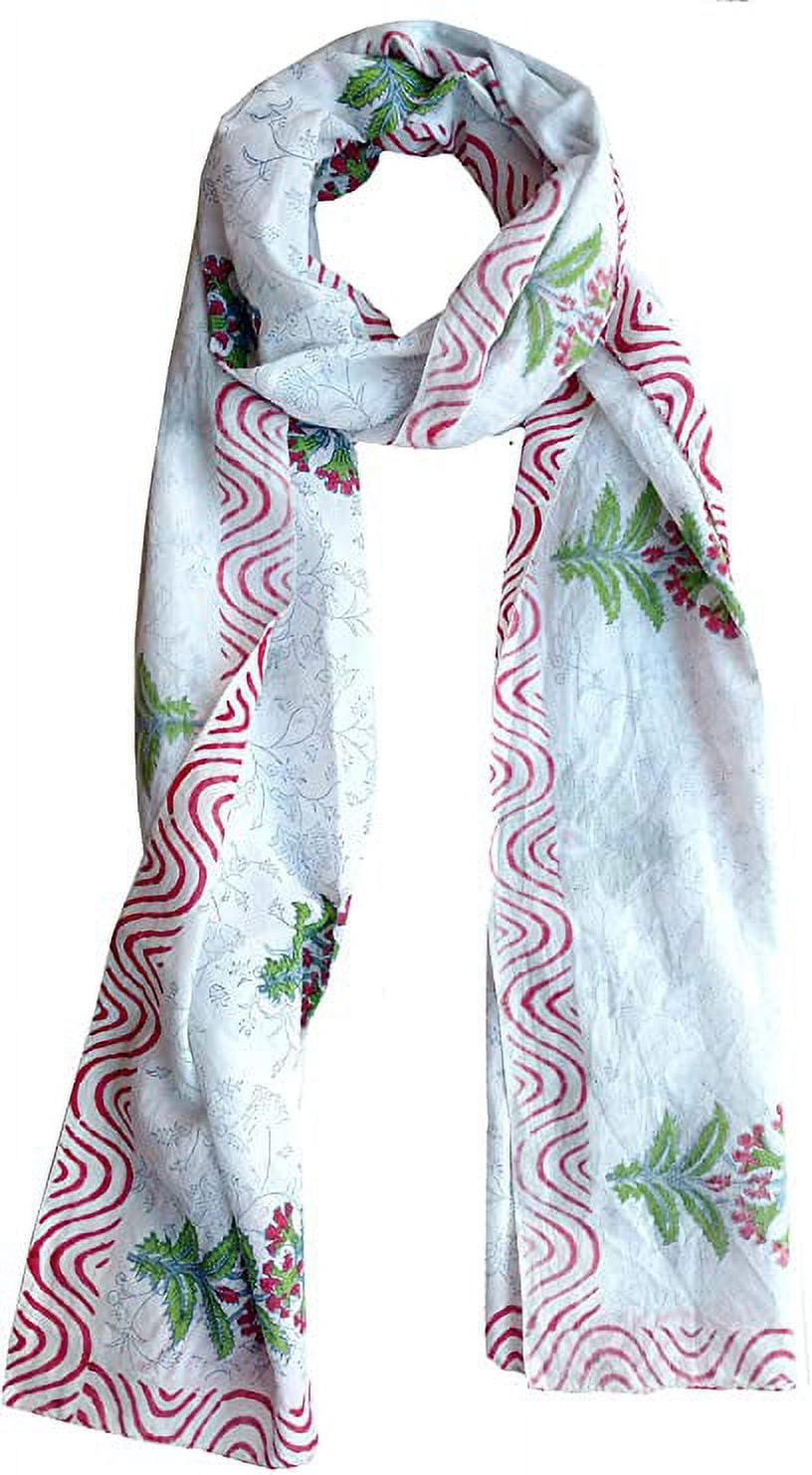 Rastogi Handicrafts Indian traditional design 70x20 inch mini Stoll ...