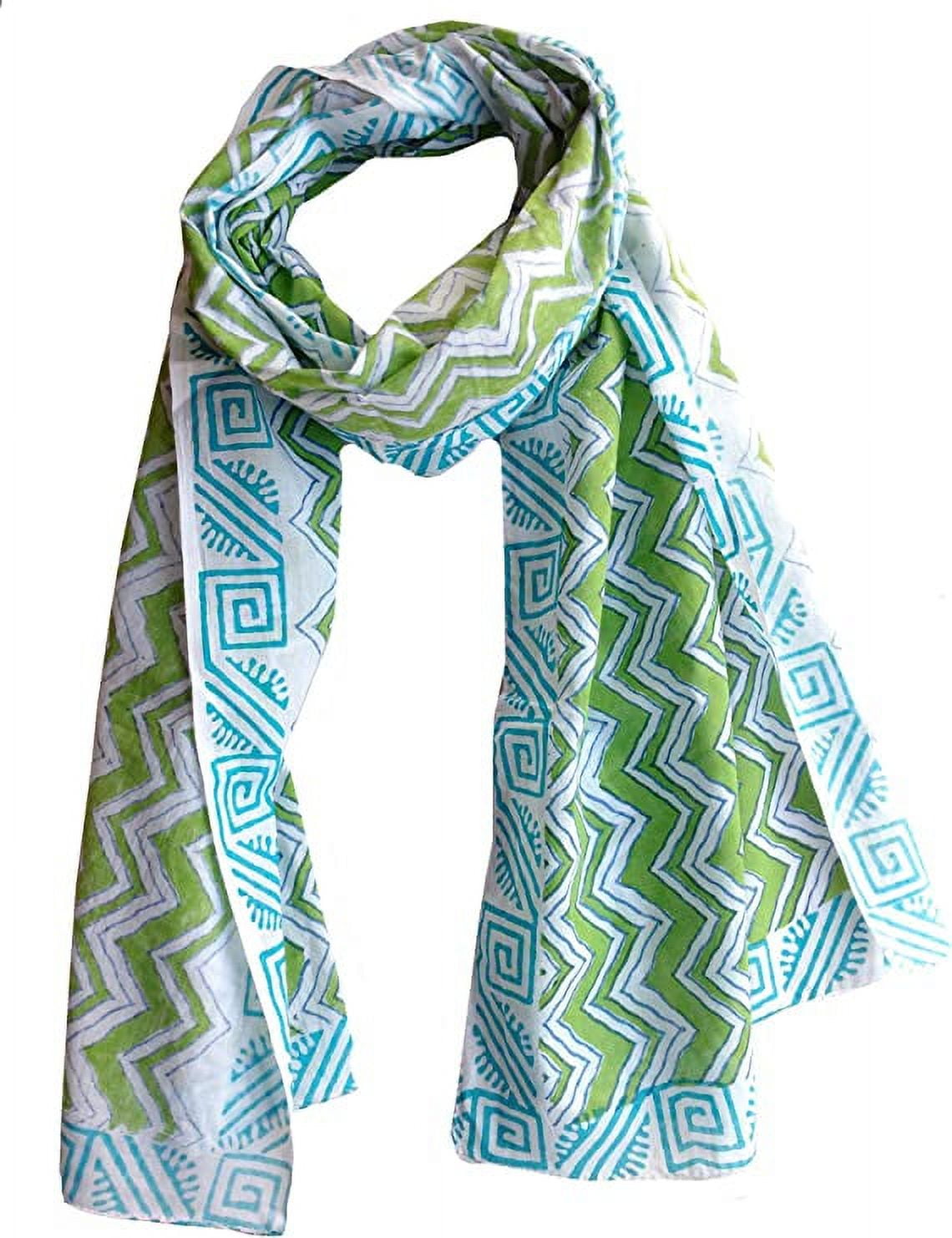 Rastogi handicrafts Scarfs for women 100% Pure cotton indian ...