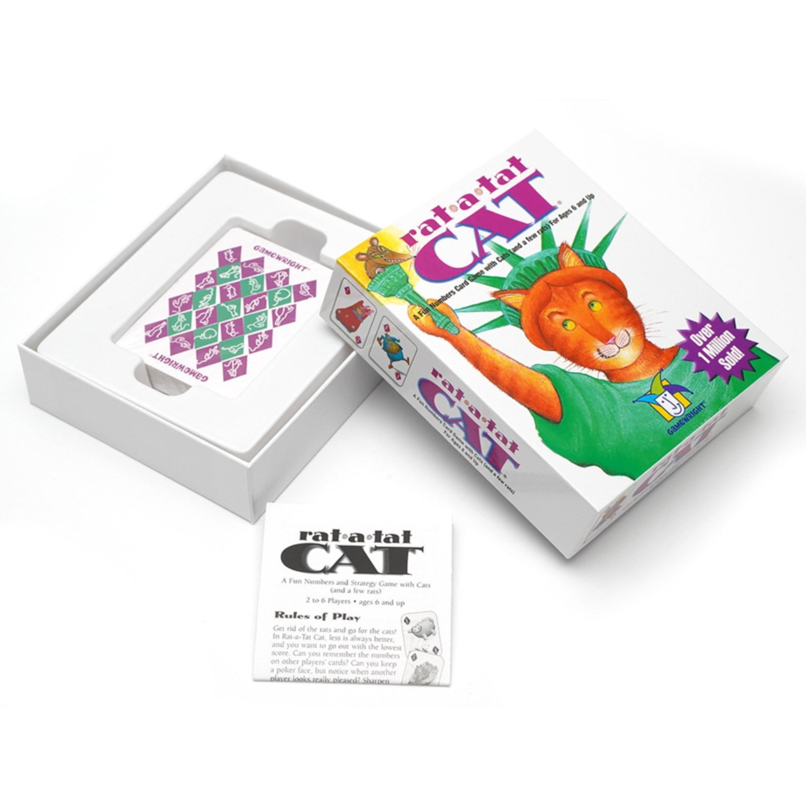 Rat-A-Tat Cat Card Game, Party Card Game for Families, Easy to Play ...