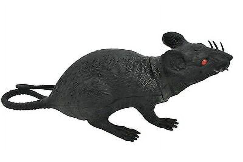 Rat, Black Realistic Toy Model Figurine Plastic Decoration, Kids ...