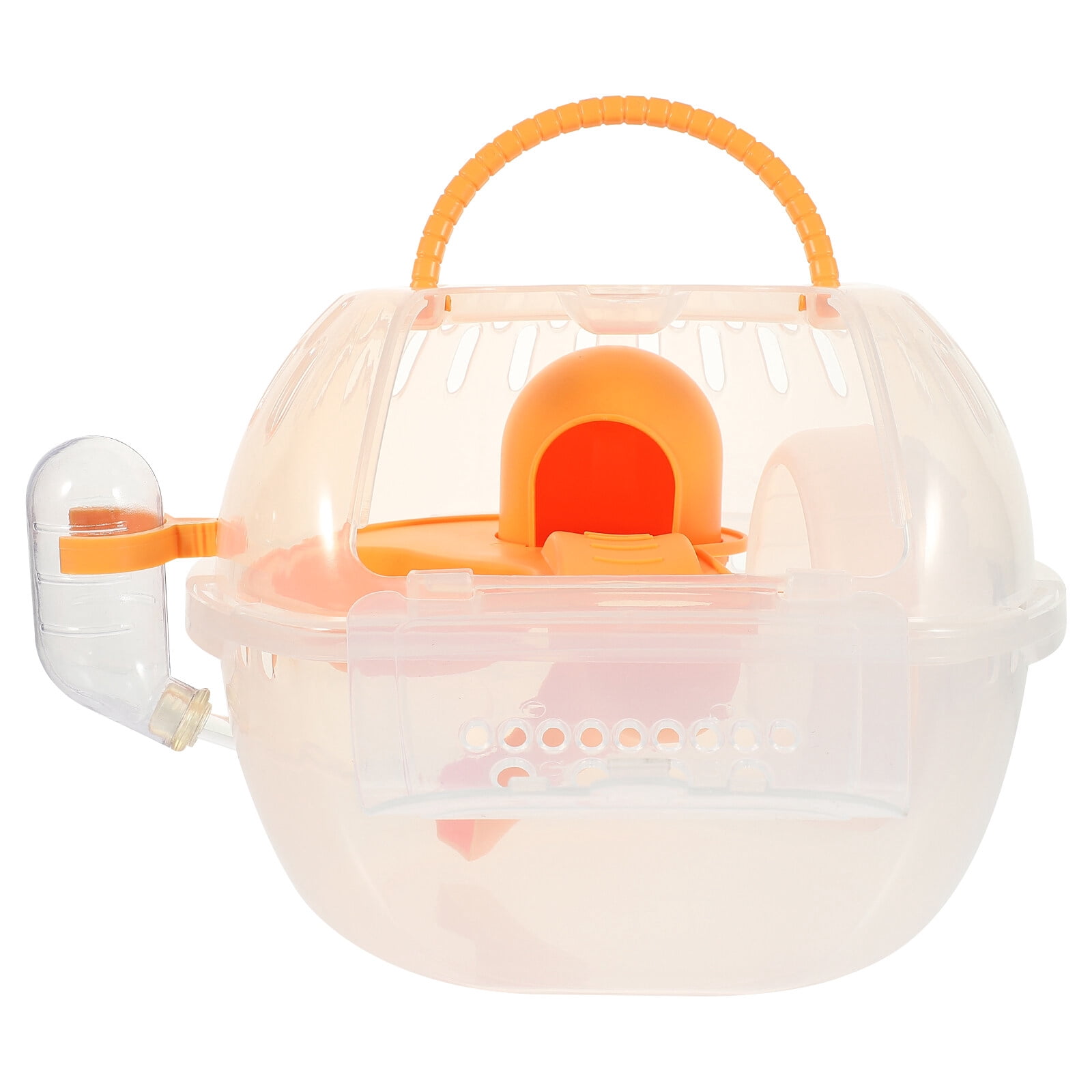 Rat Carrier Hamster Cage Chipmunk Cage Travel 29X20X18CM Orange ...