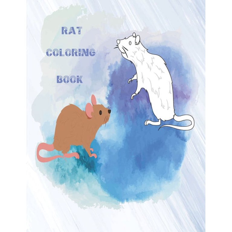 rat coloring book for adults