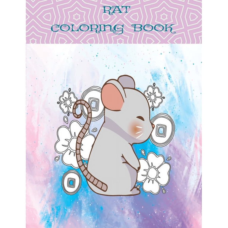 rat coloring book for adults