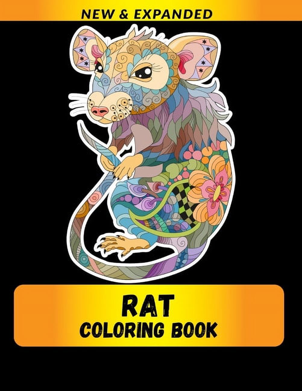 Rat Coloring Book (New & Expanded): Wonderful rat Coloring Book For rat ...