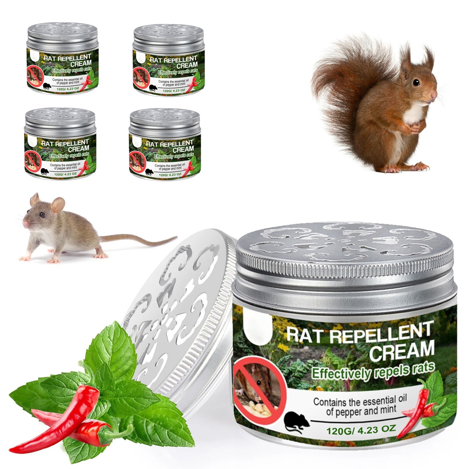 Rat Cream For Gardeners To Drive Away Rats In The Vegetable Garden ...