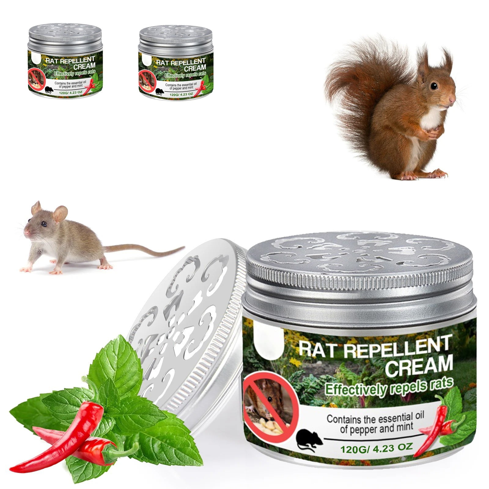 Rat Cream For Gardeners To Drive Away Rats In The Vegetable Garden ...