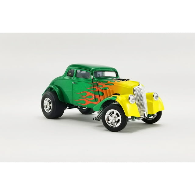 Rat Fink 1933 Willys Gasser, Green and Yellow - Acme A1800917 - 1/18 ...