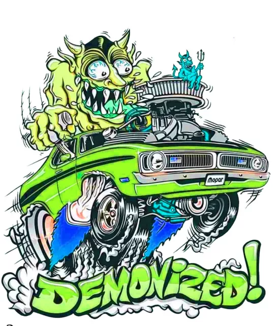 Rat Fink Demonized Stickers Phone Decal Water Bottle Stickers Car ...