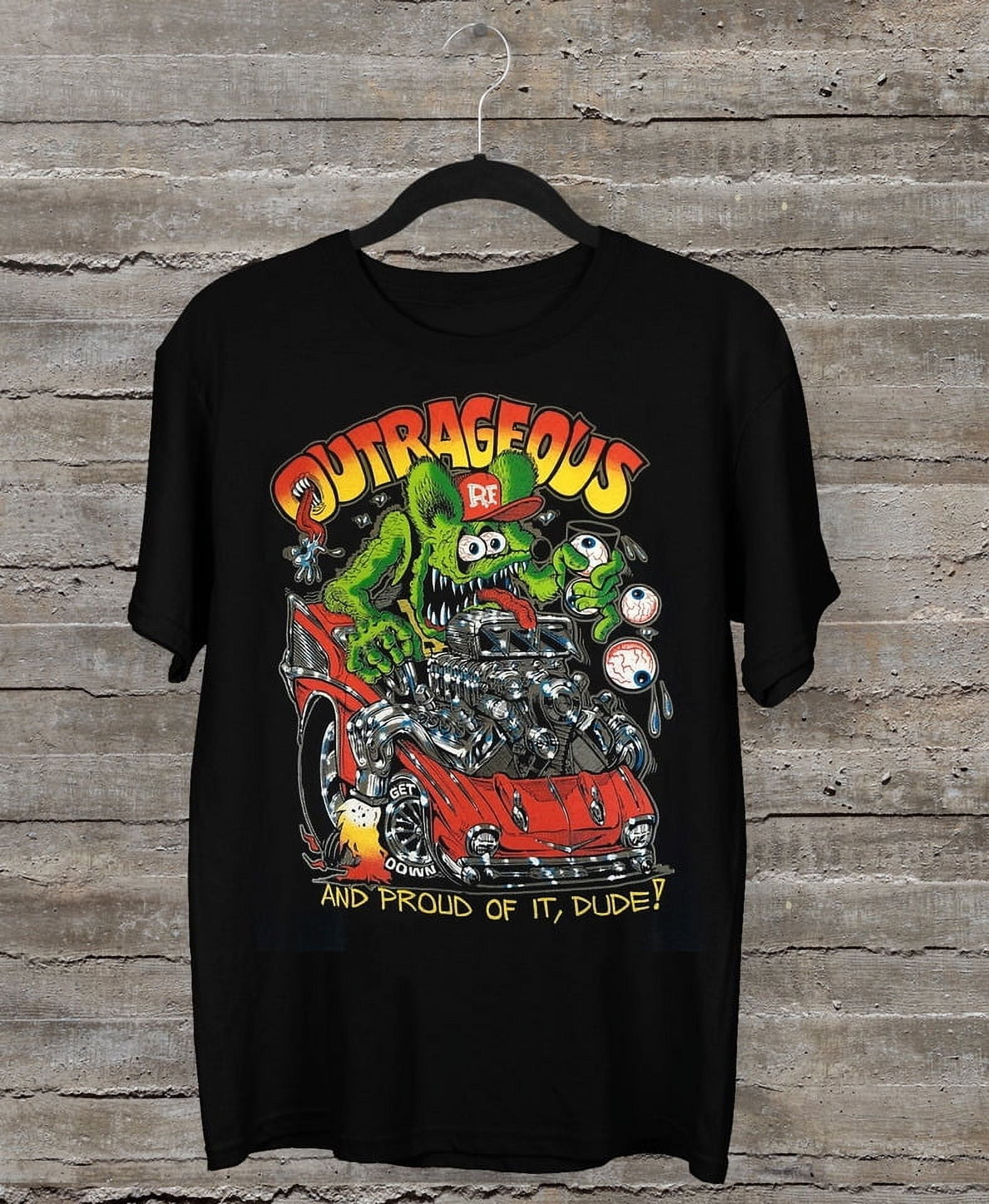 Rat Fink ED ROTH T-shirt with Big Daddy Black All Size S-5XL PC210 ...
