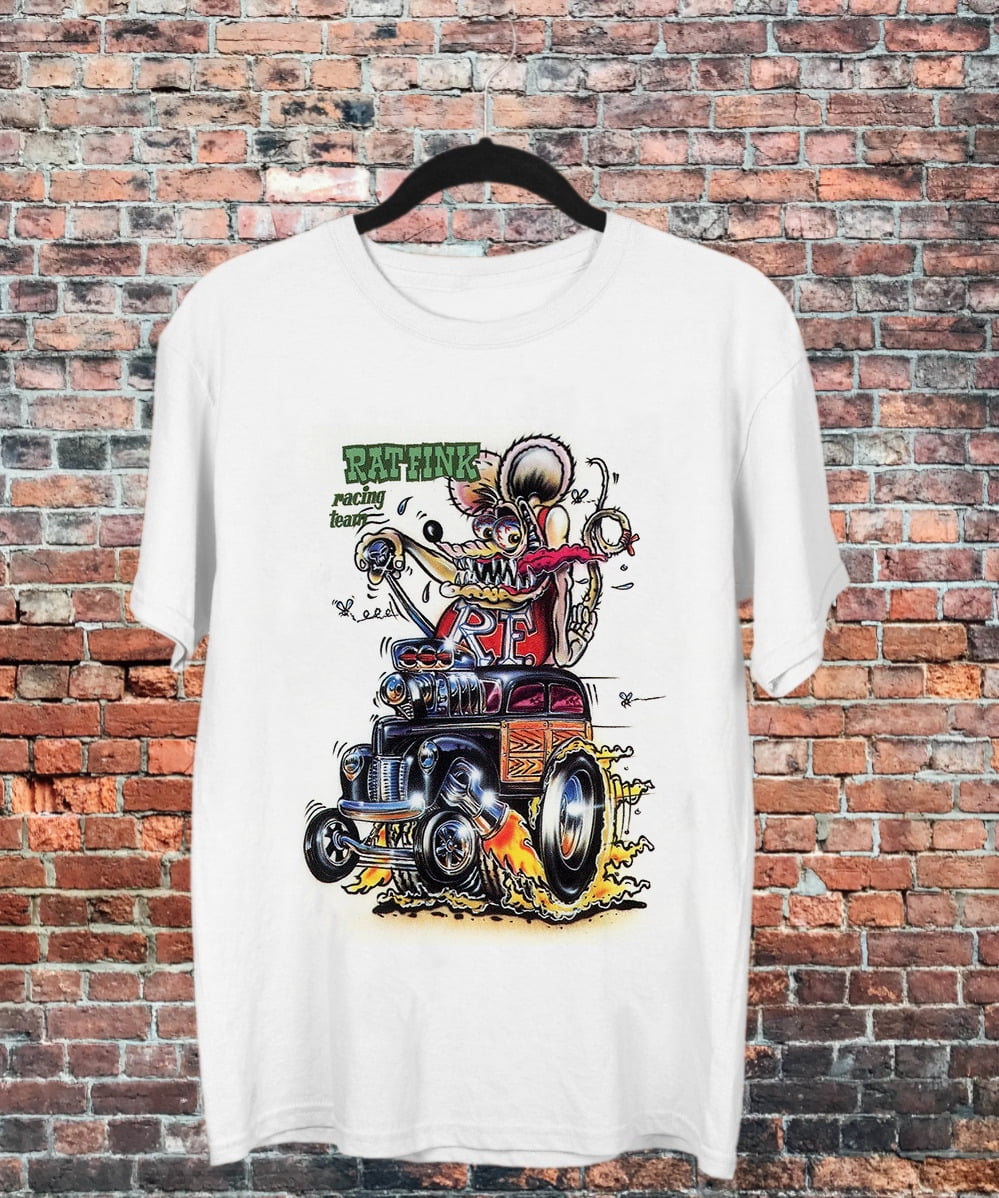 Rat Fink Ed Big Daddy Roth Rat Fink Racing Team T shirt Full Size S-4XL ...