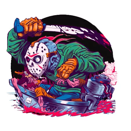 Rat Fink Jason Stickers Phone Decal Water Bottle Stickers Car Decals ...