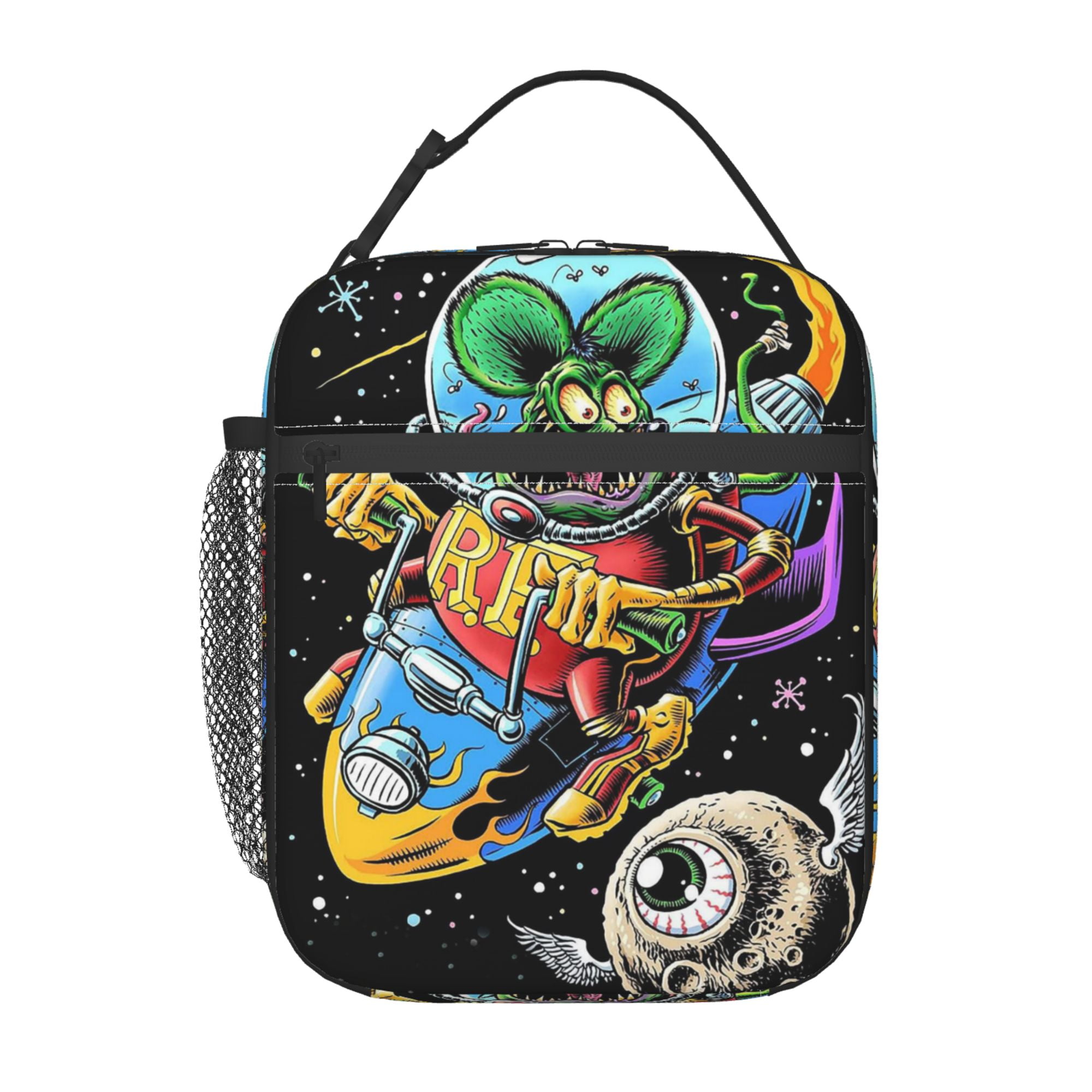 Rat Fink Lunch Bag Tote Shoulder Bags Insulated Lunch Box Picnic Beach ...