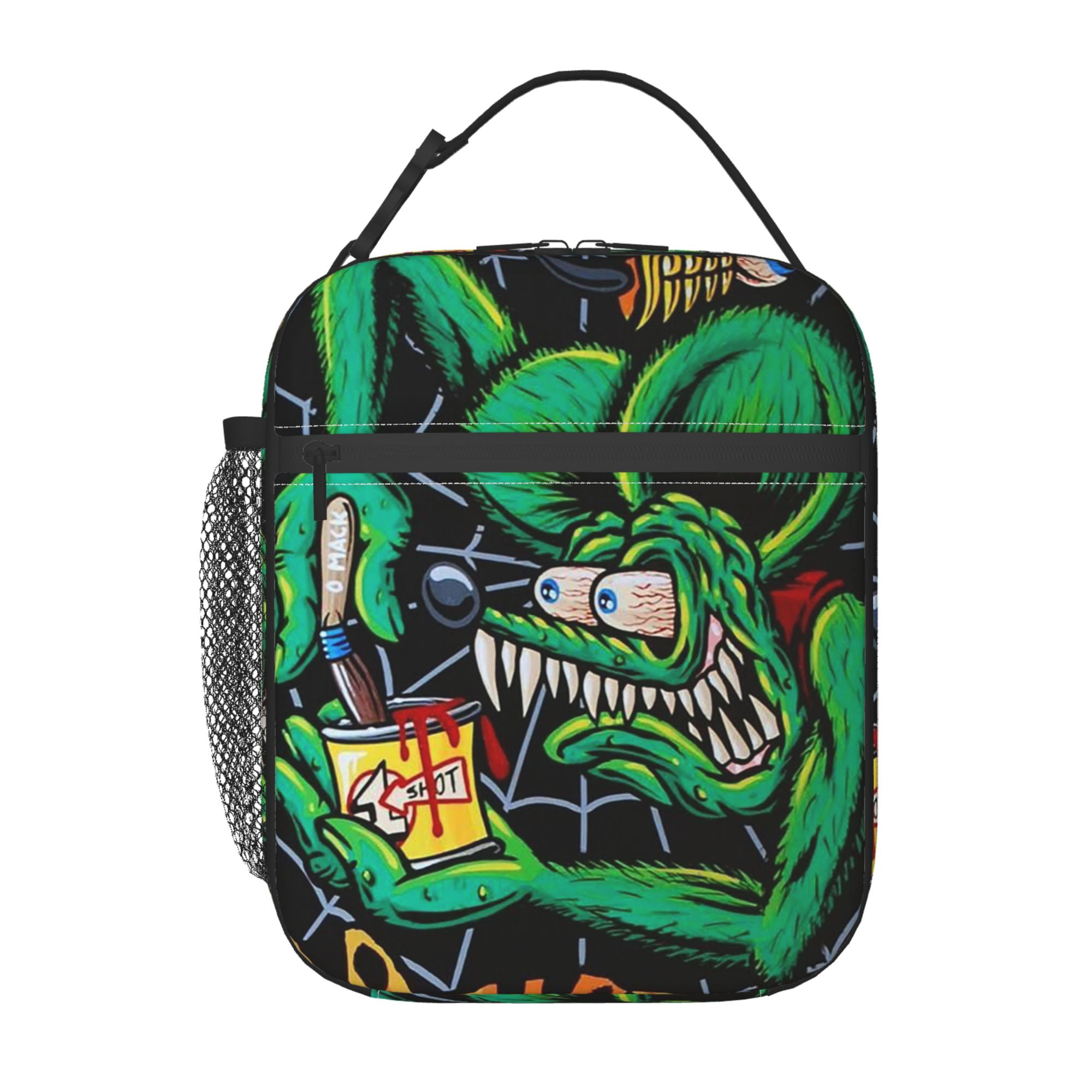 Rat Fink Monster Lunch Bag Tote Shoulder Bags Insulated Lunch Box ...