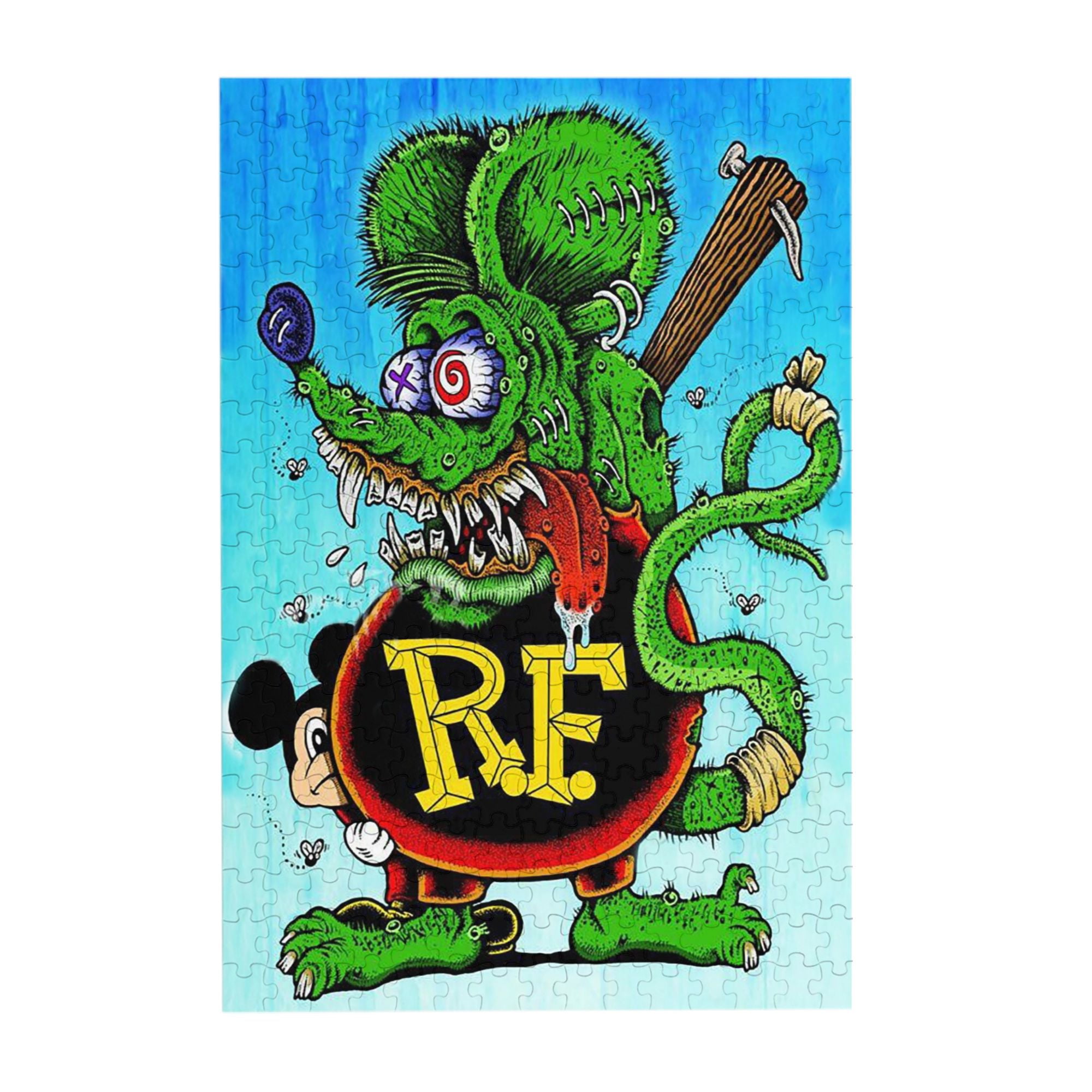 Rat Fink RF Wooden Jigsaw Puzzle for Adults 300 Piece Puzzle Thick ...