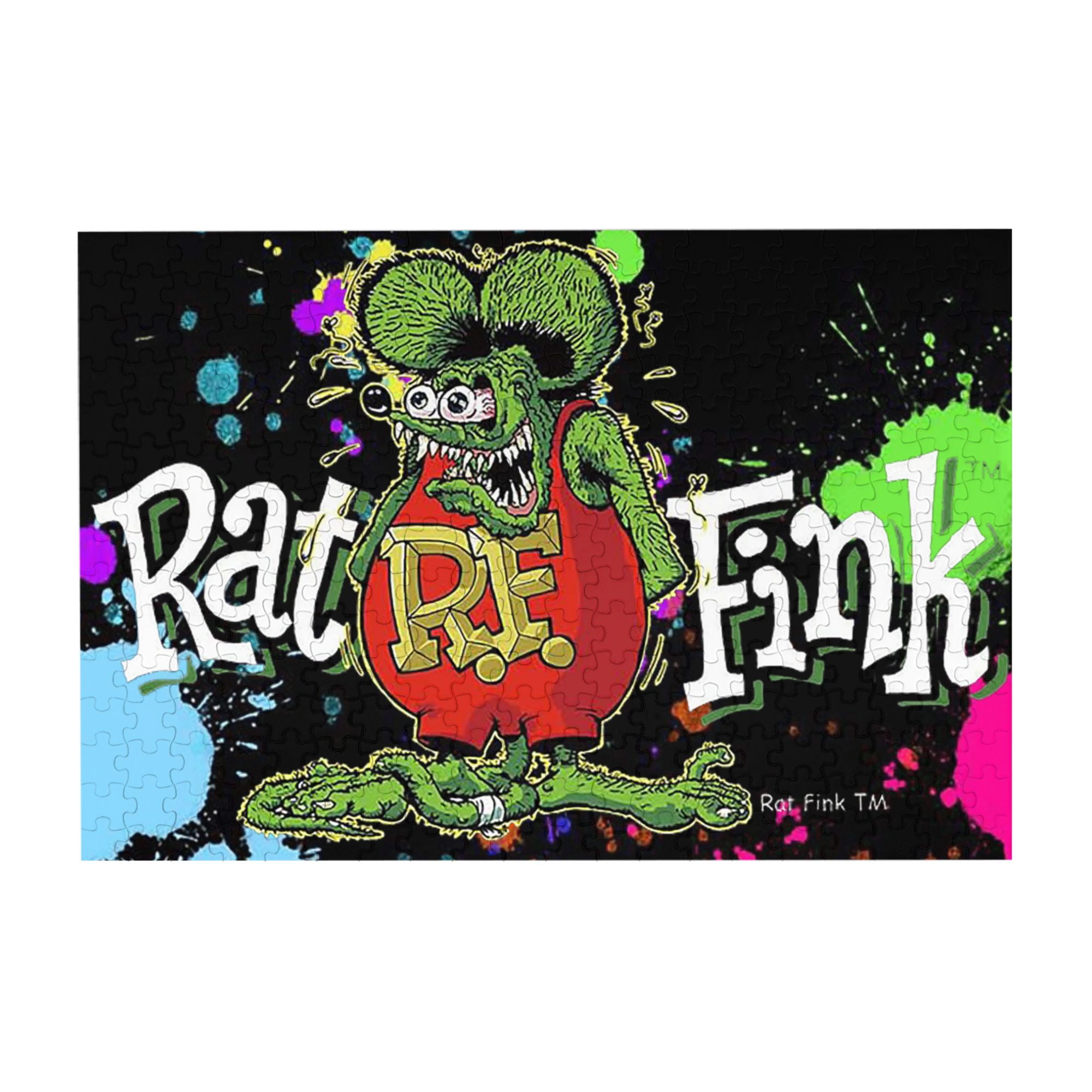Rat Fink Wooden Jigsaw Puzzle for Adults 300 Piece Puzzle Thick Sturdy ...