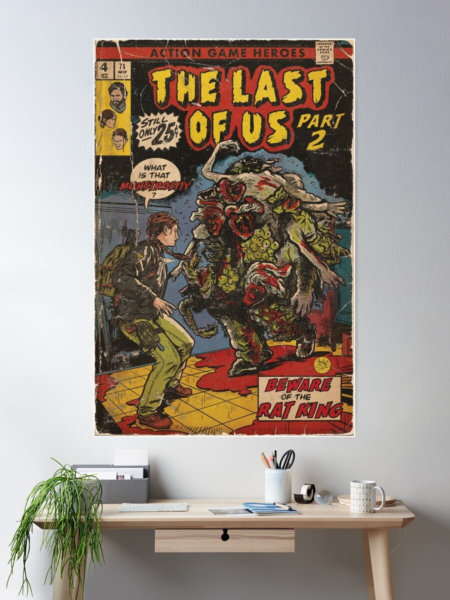 Rat King Comic Book Cover Fan Art Poster Wall Art, Modern Wall Decor ...
