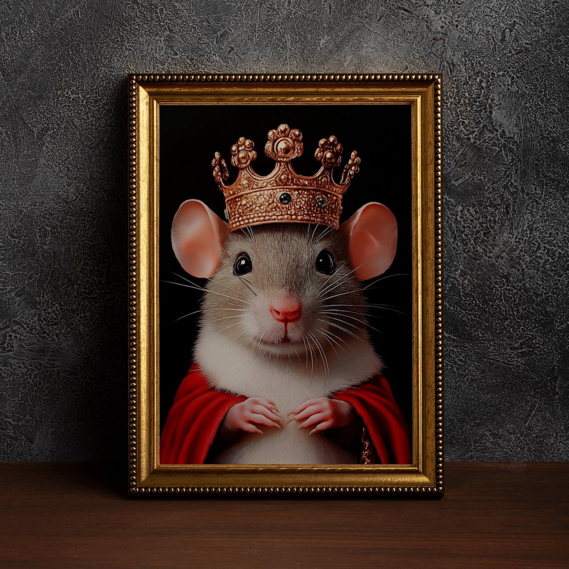 Rat King Poster,Dark Academia Animal Wall Art, Gothic Rat Poster ...