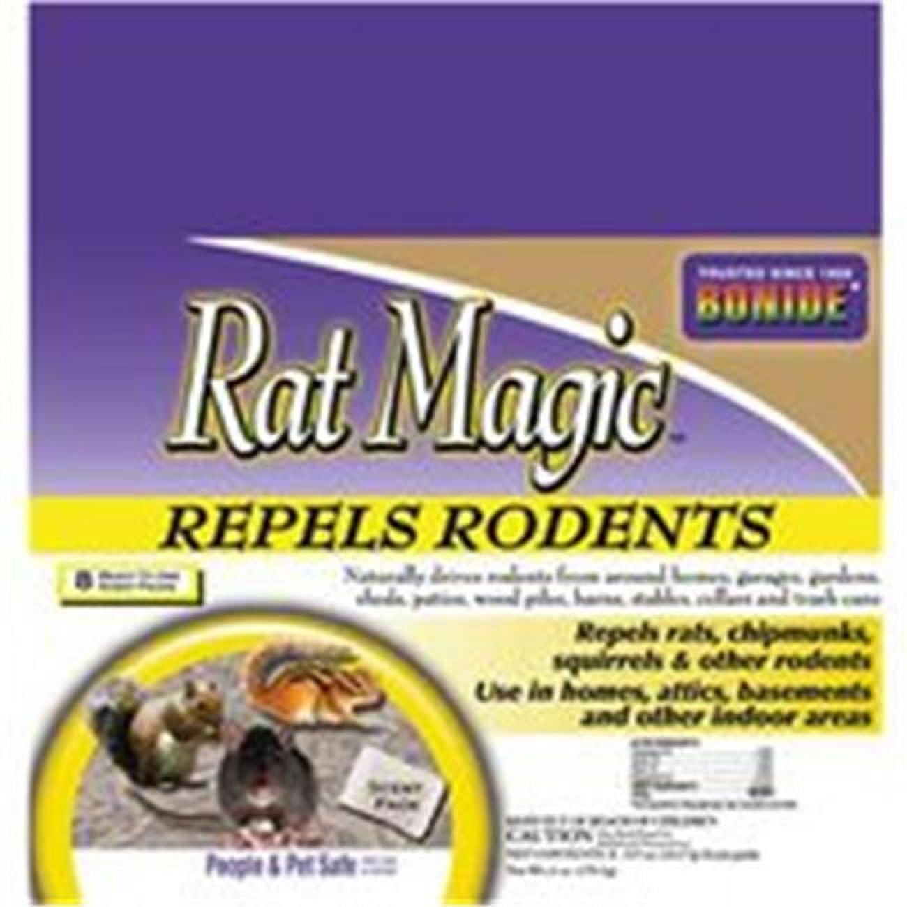 Rat Magic Animal Repellent Rodent Scent Pack - Black - 1 lbs - Walmart.com