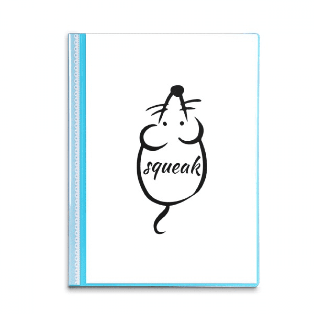 Rat Mouse Squeak Stick Drawing Book Sheet Protectors Portfolio Binder ...