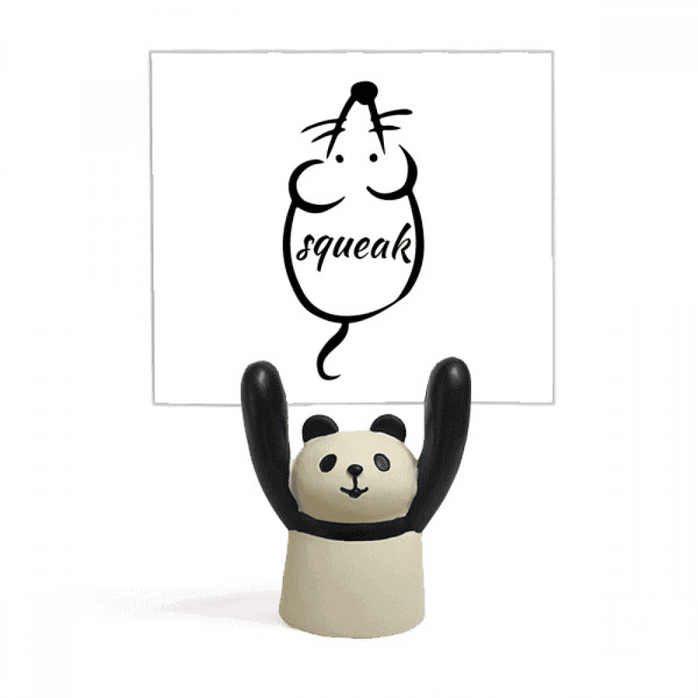Rat Mouse Squeak Stick Drawing Memo Holder Cartoon Animal Panda Stand ...