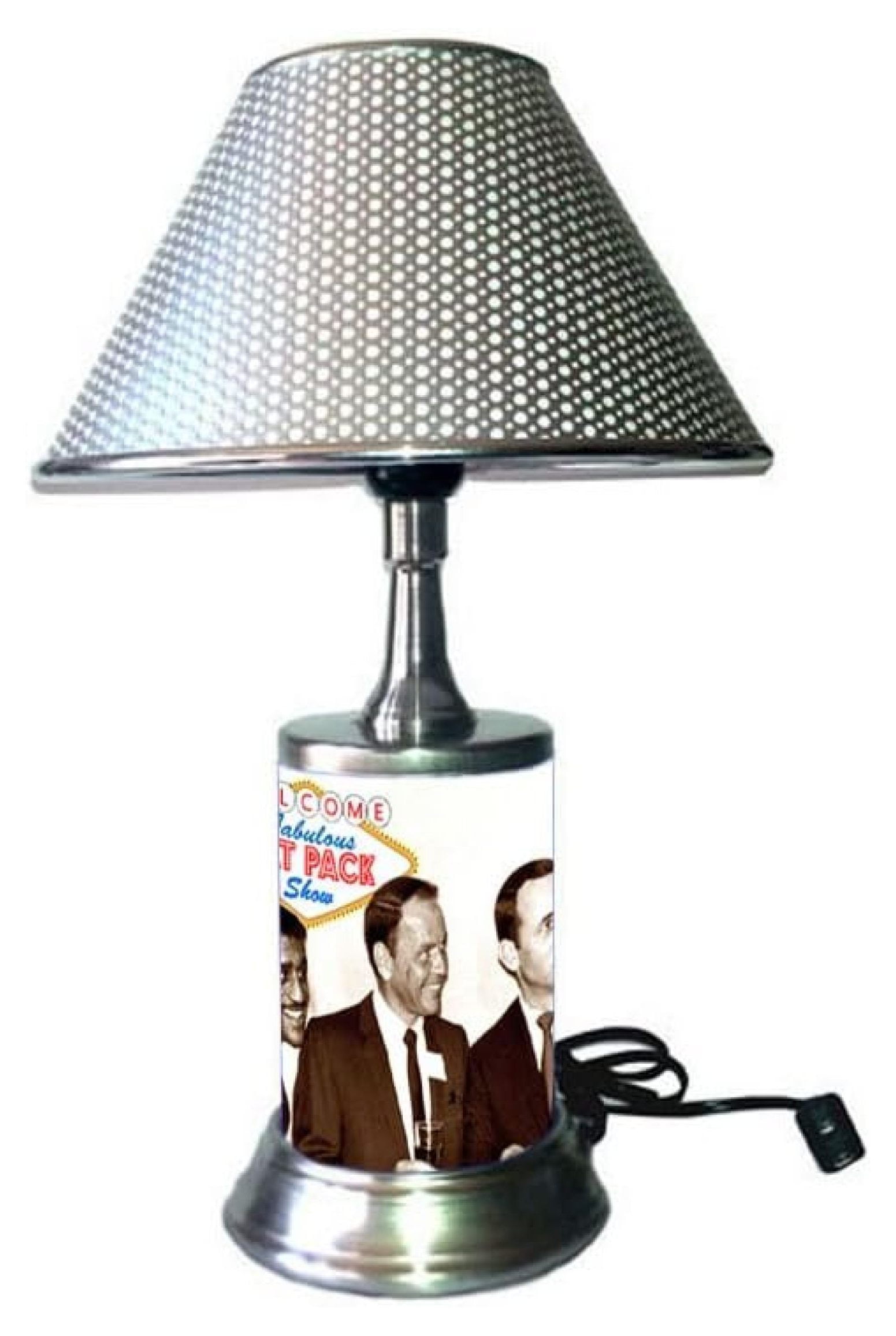 Rat Pack Lamp with Shade, Frank Sinatra, Dean , Sammy Davis jr ...