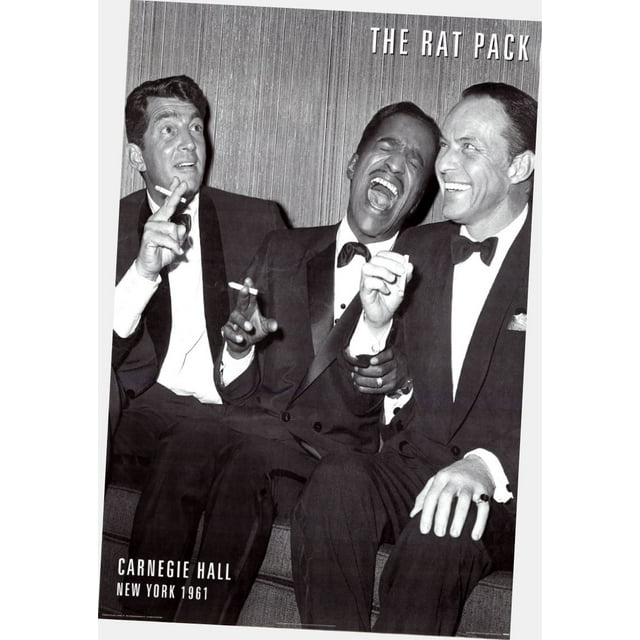 Rat Pack Poster 24"x36" 24x36 Carnegie Hall Multi-Color Square Adults ...