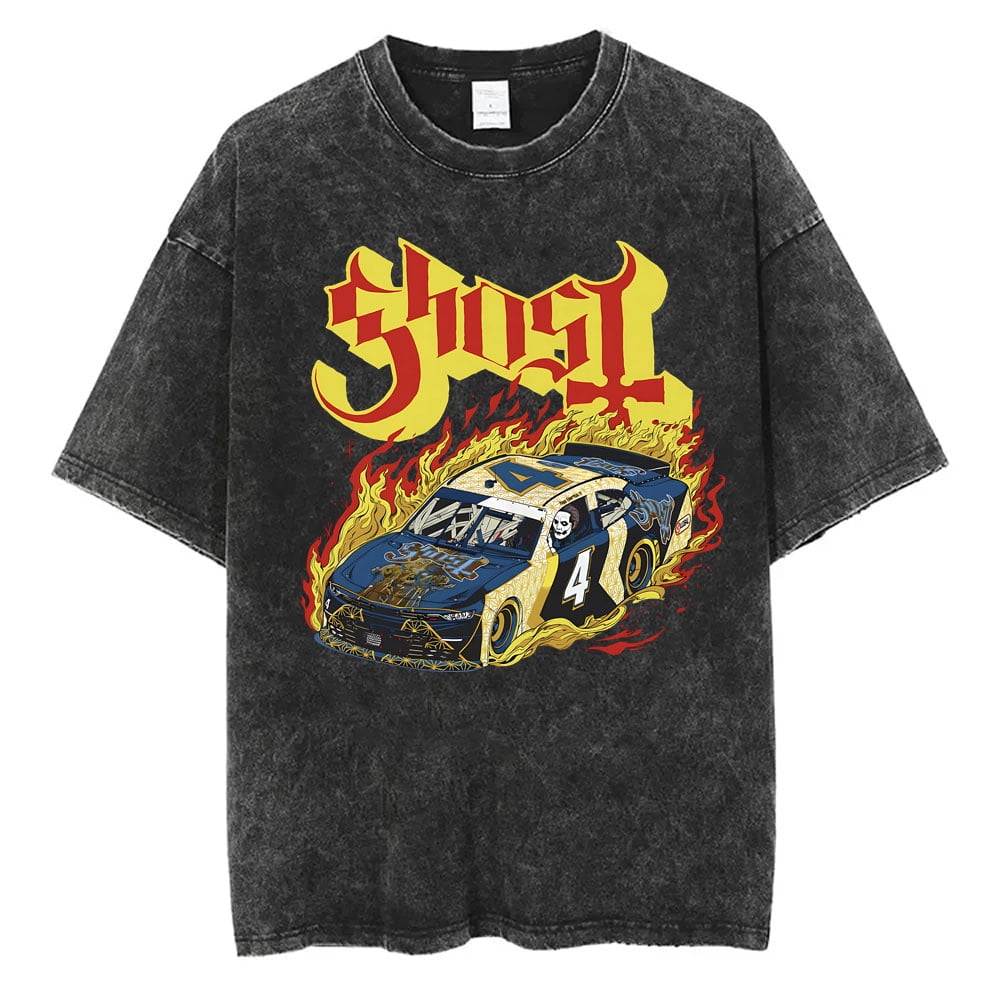 Rat Parent Funny Meme Vintage Washed Cotton Metal Rock Ghost Men's ...